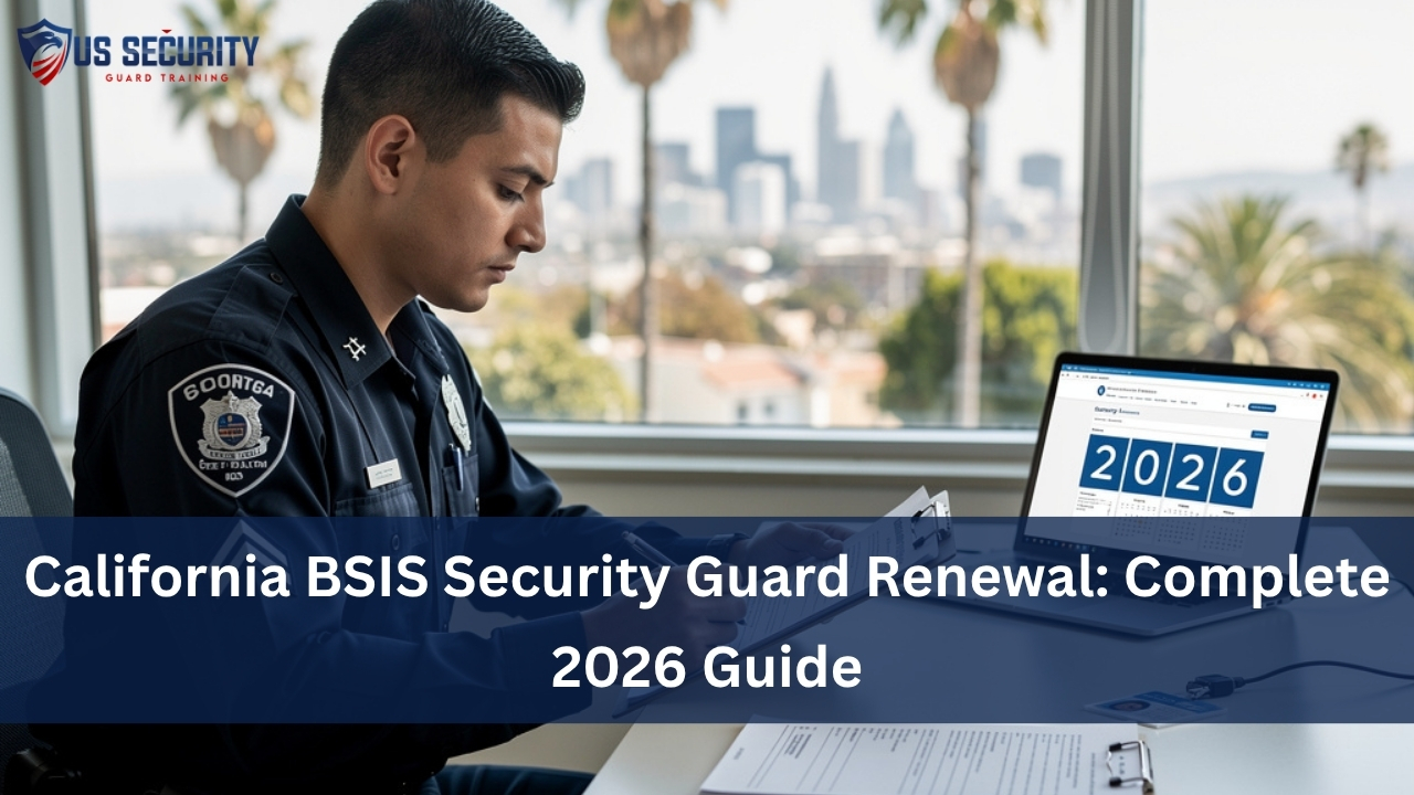California BSIS Security Guard Renewal: Complete 2026 Guide